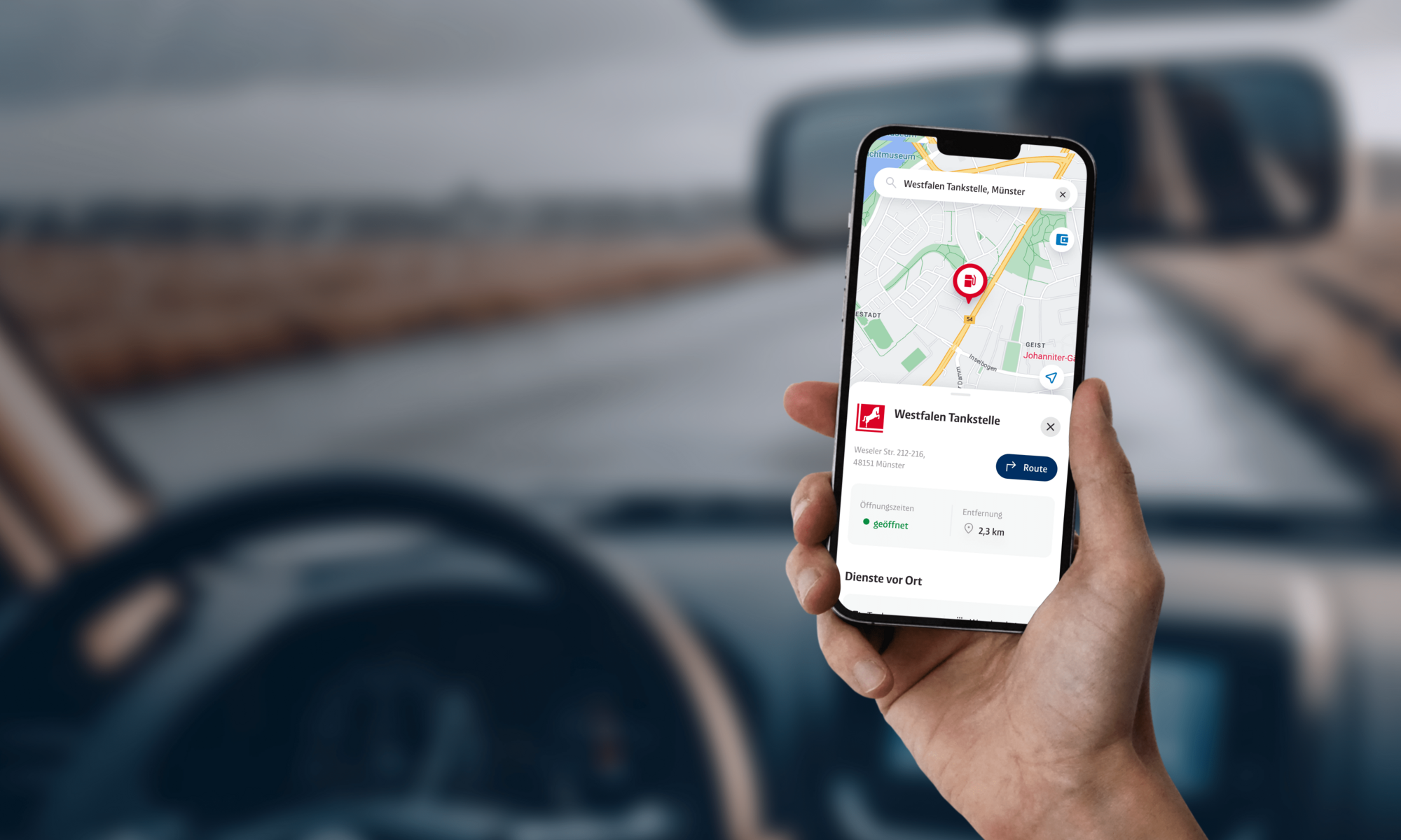 An der Tankstelle entspannt bezahlen per App - Westfalen easy.move ...